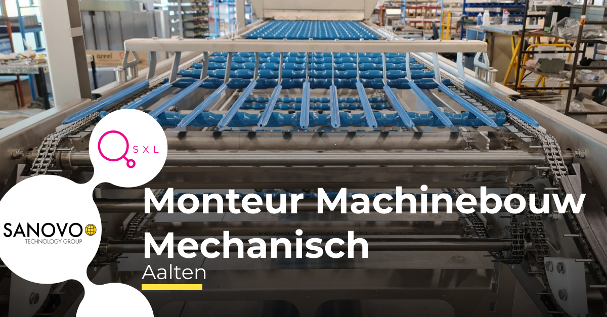 Monteur Machinebouw - Mechanisch at Sanovo | Job Page by QSXL